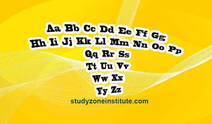 Alphabet: 7 simple things to know about letters and sounds - Study Zone Institute