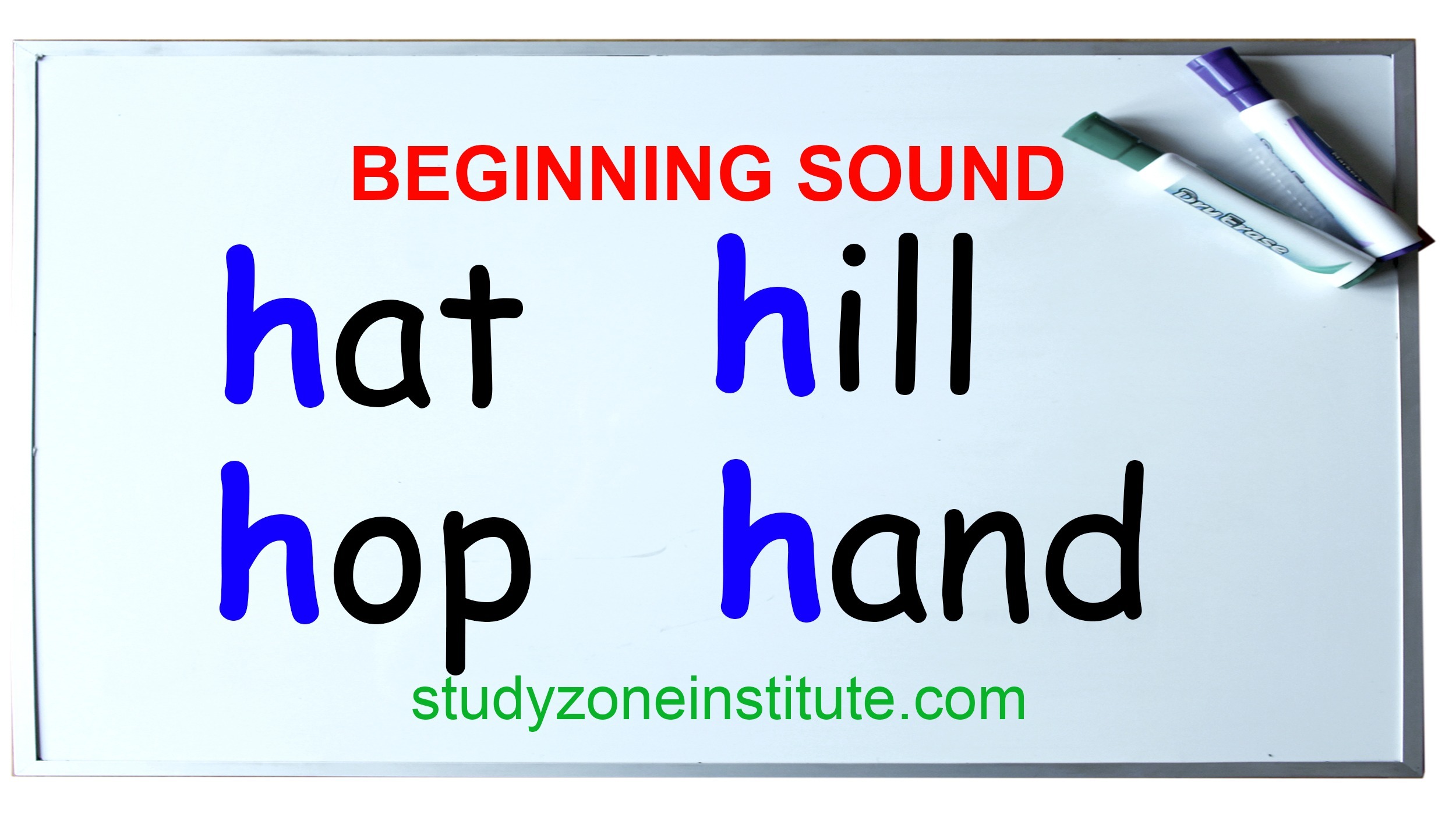 Beginning sound h: Download free worksheet, trace, colour - Study Zone ...