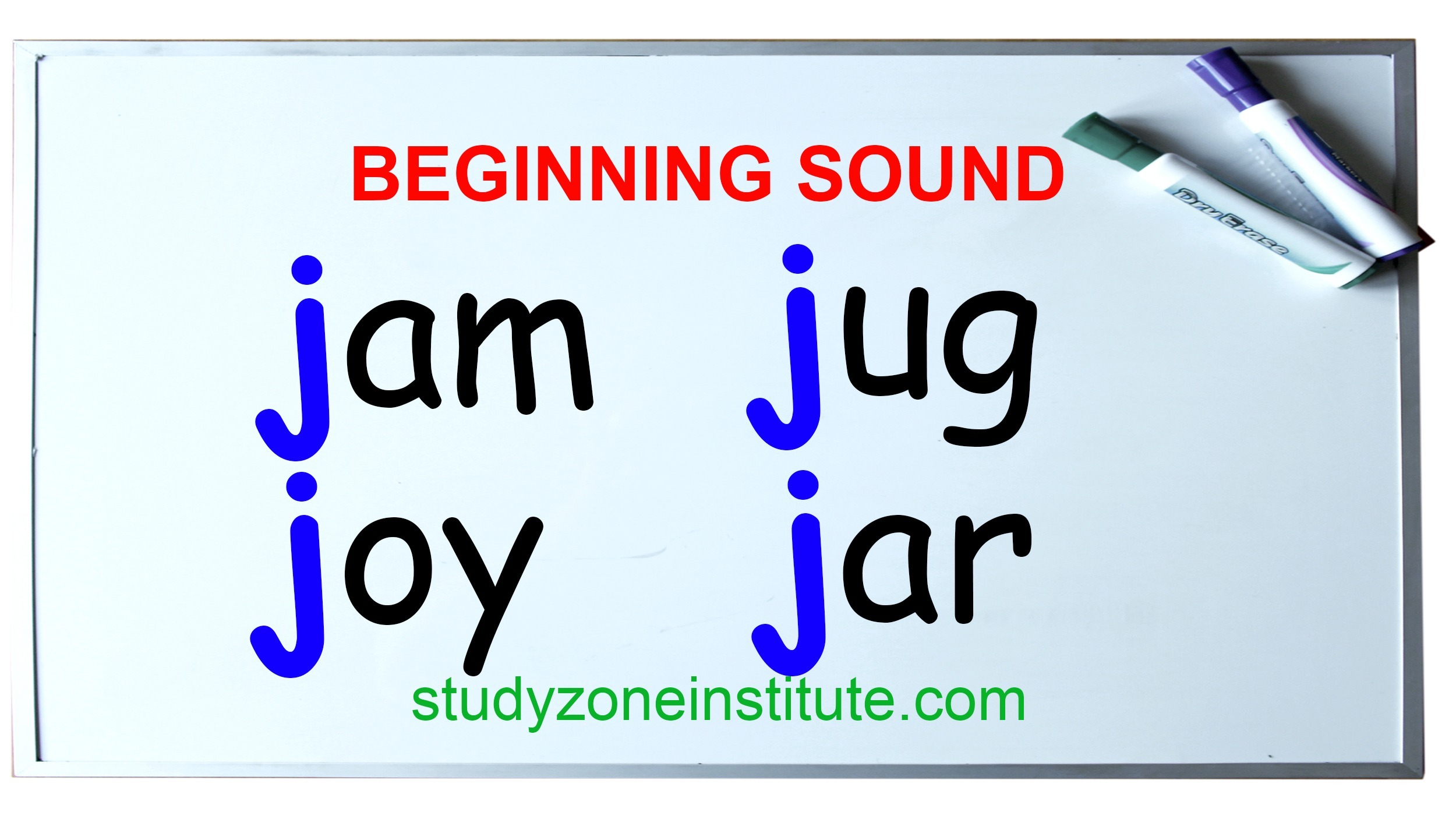 Beginning sound j: Download free worksheet, trace, colour - Study Zone ...