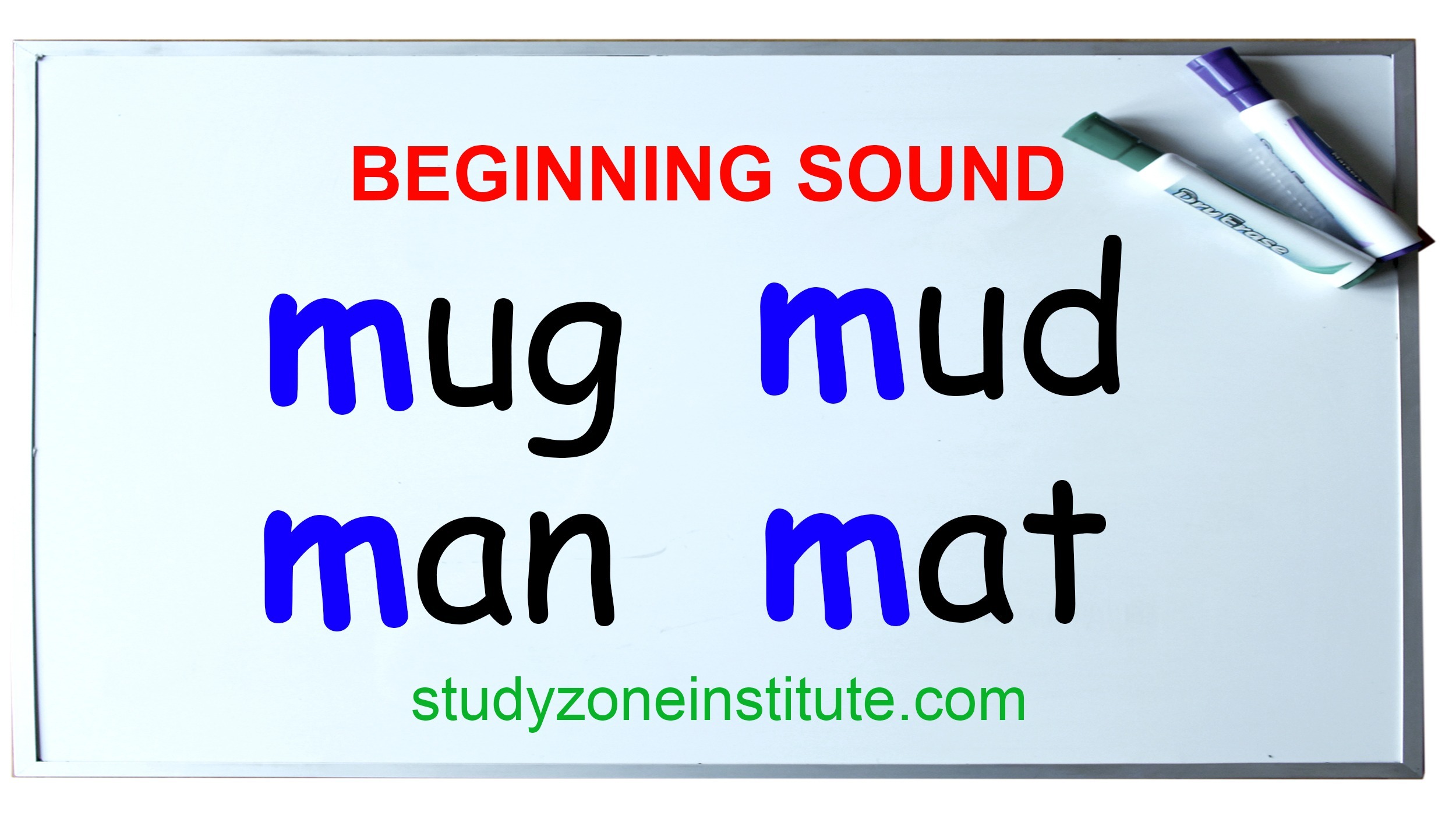 Beginning sound m: Download free worksheet, trace, colour - Study Zone ...