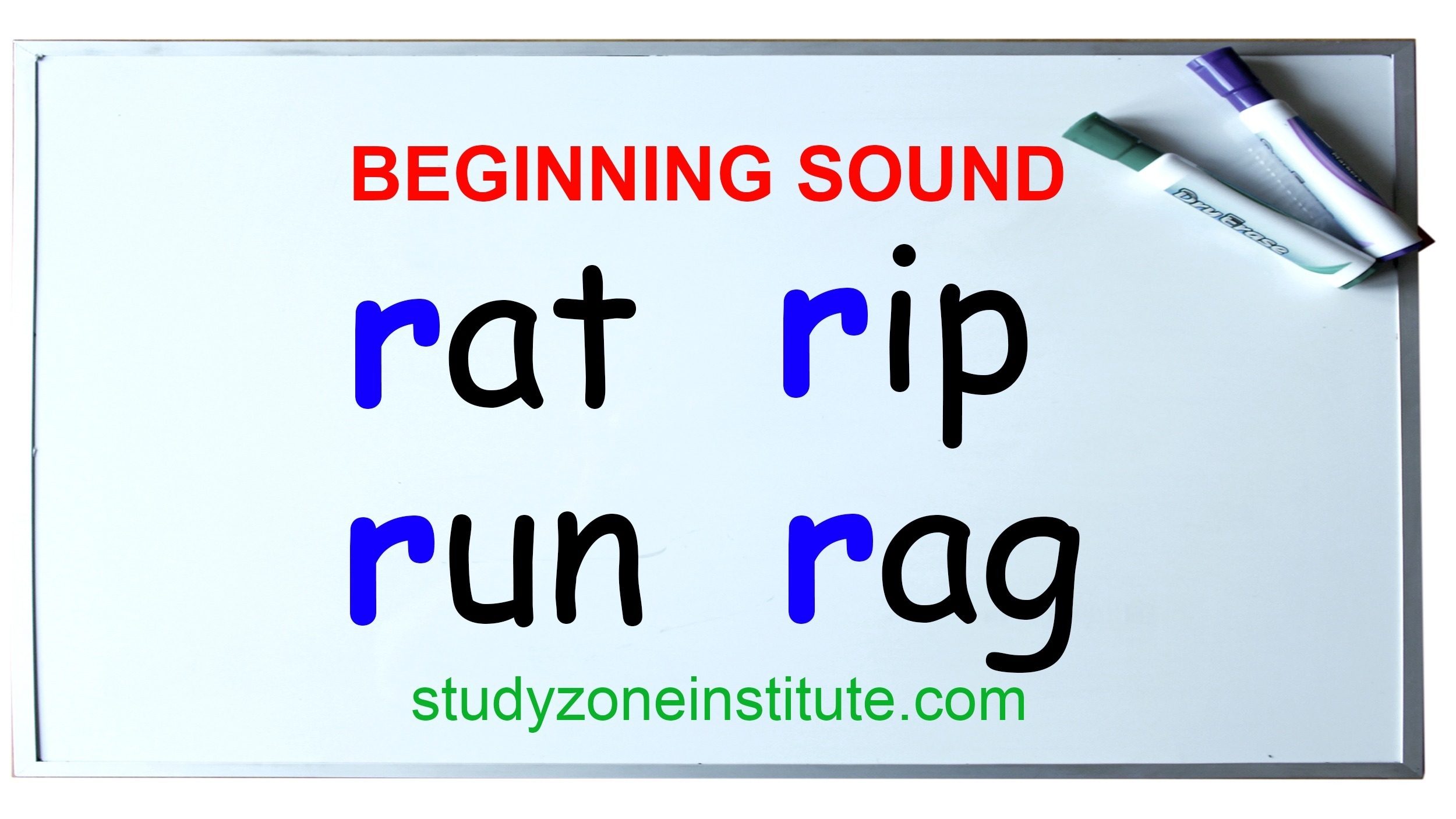 Beginning sound r: Download free worksheet, trace, colour - Study Zone ...