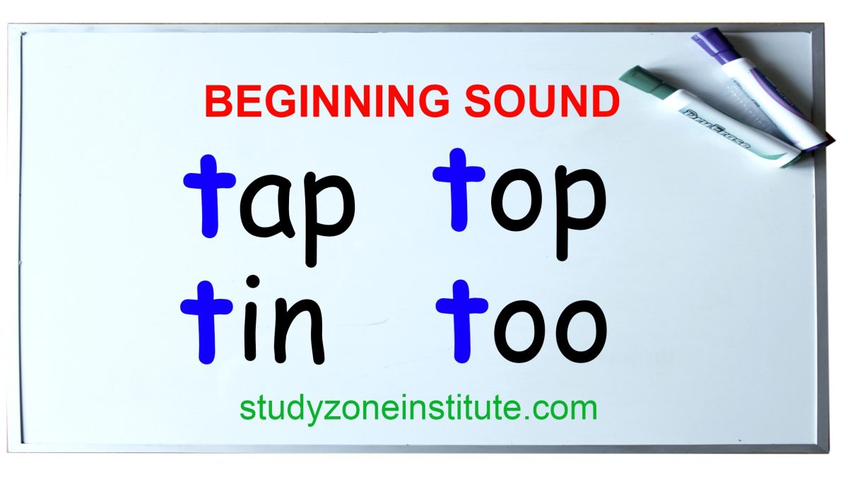 Beginning sound t: Download free worksheet, trace, colour - Study Zone ...