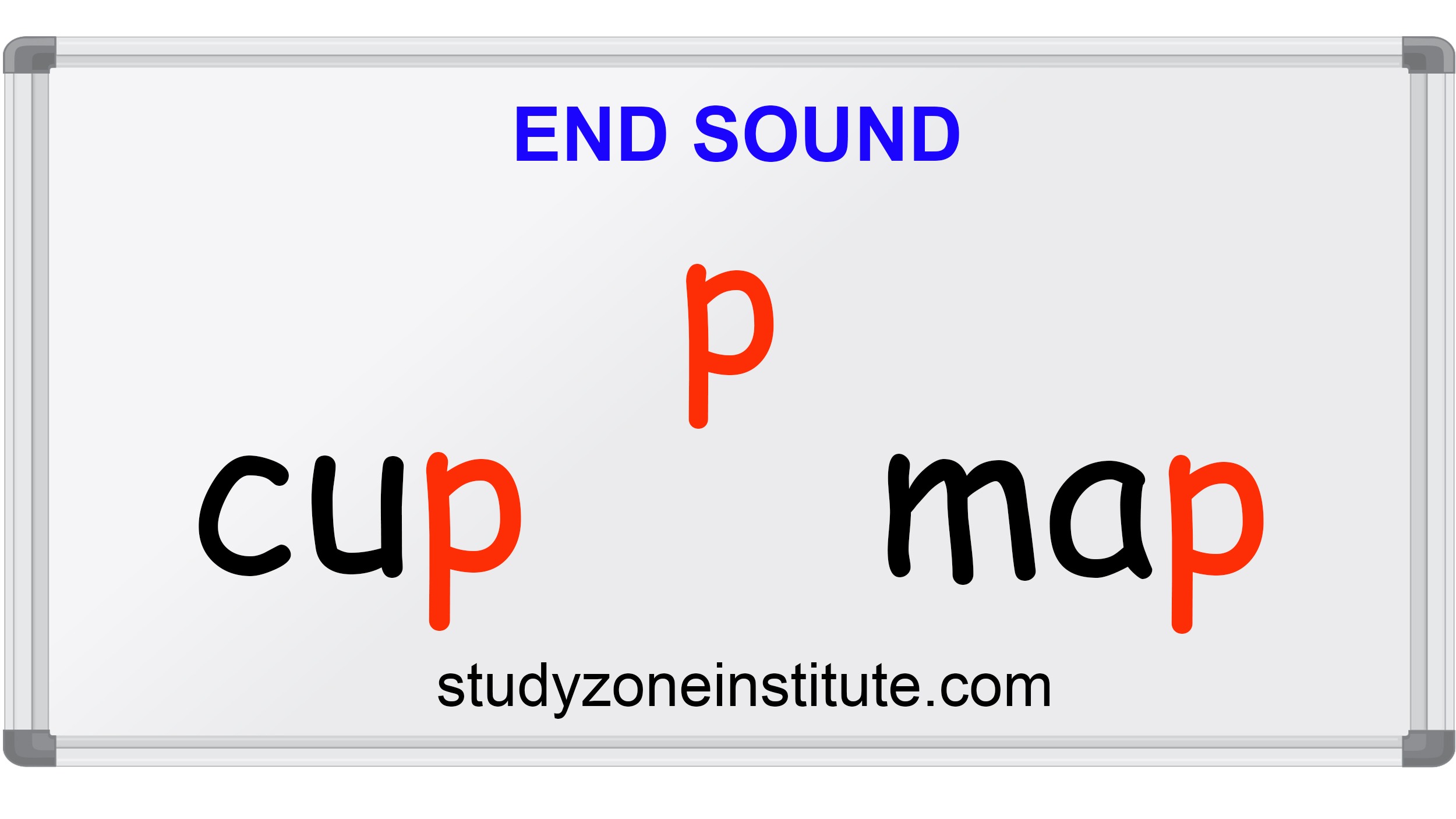 End sound p: Download free worksheet, trace, colour and fill - Study ...