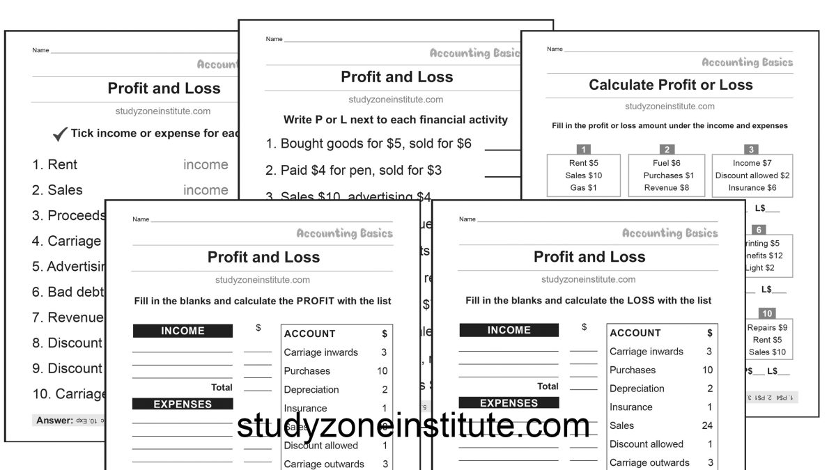 Profit and loss: Understand income and expenses with these 5 FREE ...