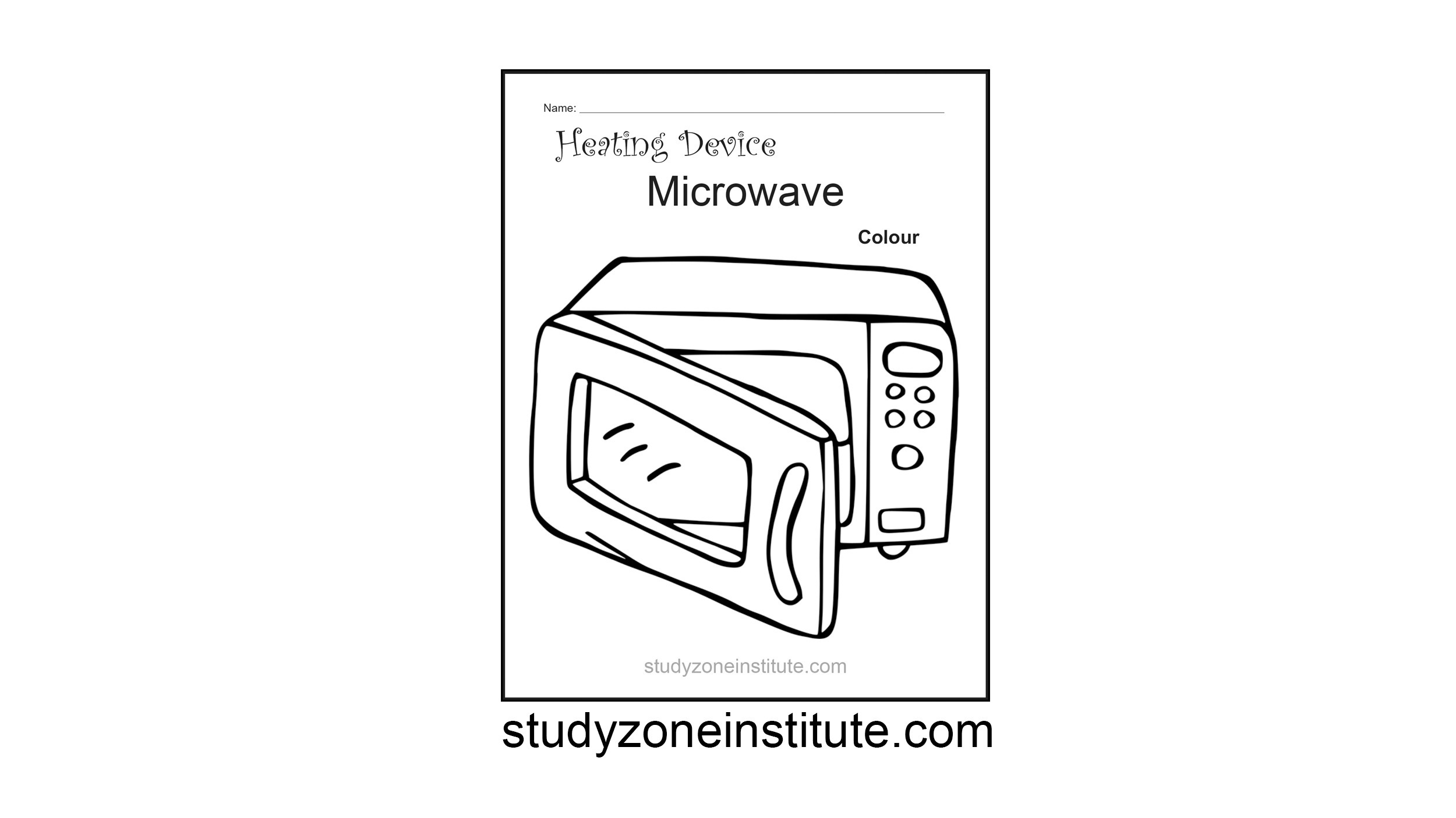 Microwave worksheet: Download FREE activity on this heating device ...