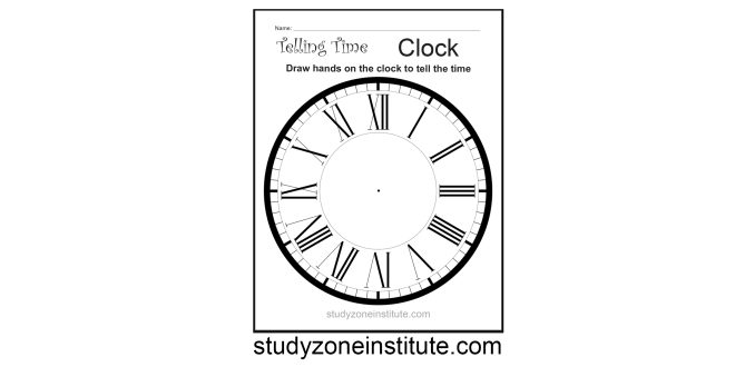 Learn Roman Numerals on clock: Tell time with FREE worksheet - Study ...