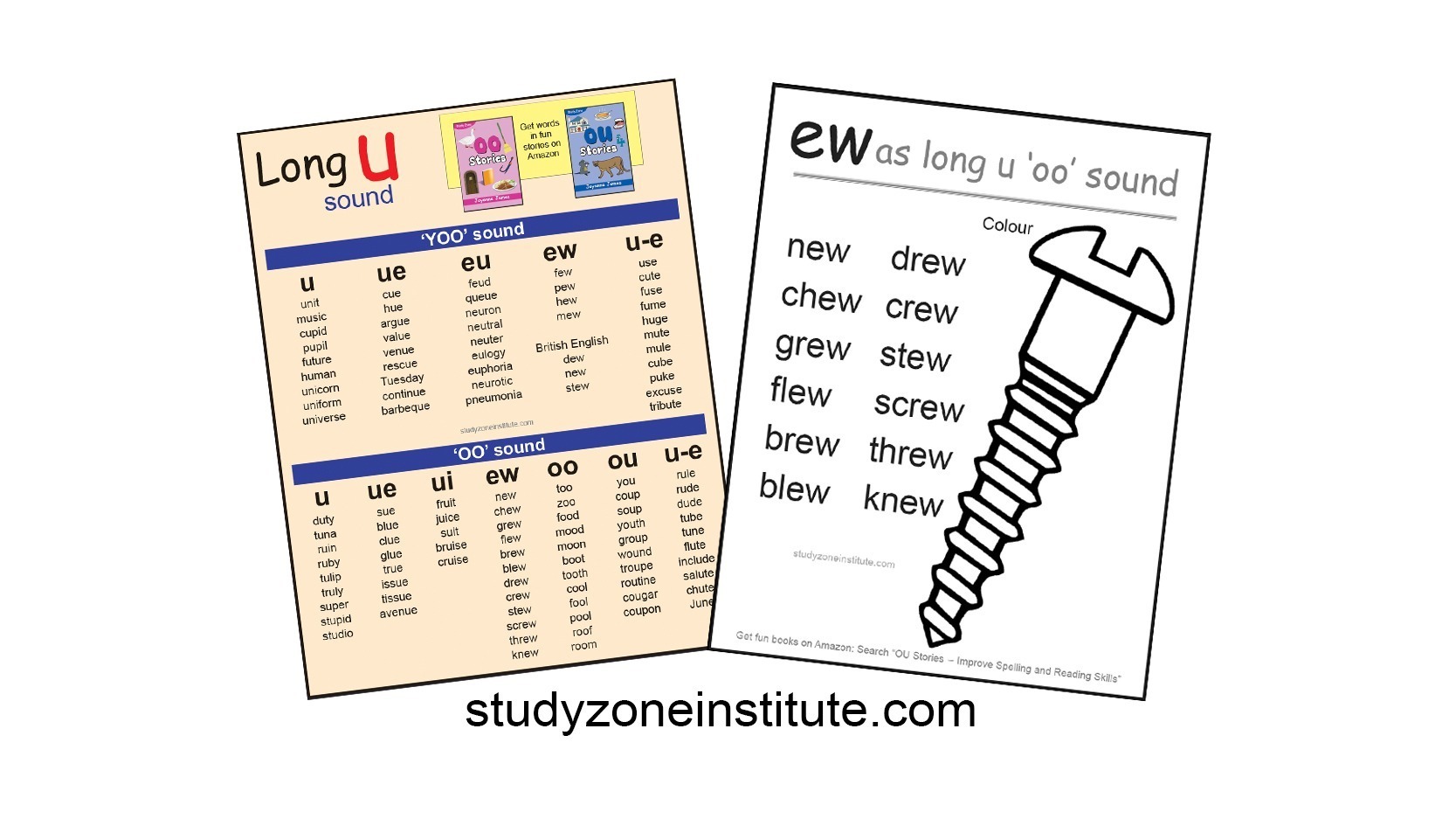 Decoding the ‘EW long U’ sound in ‘chew’: Download free word list and ...