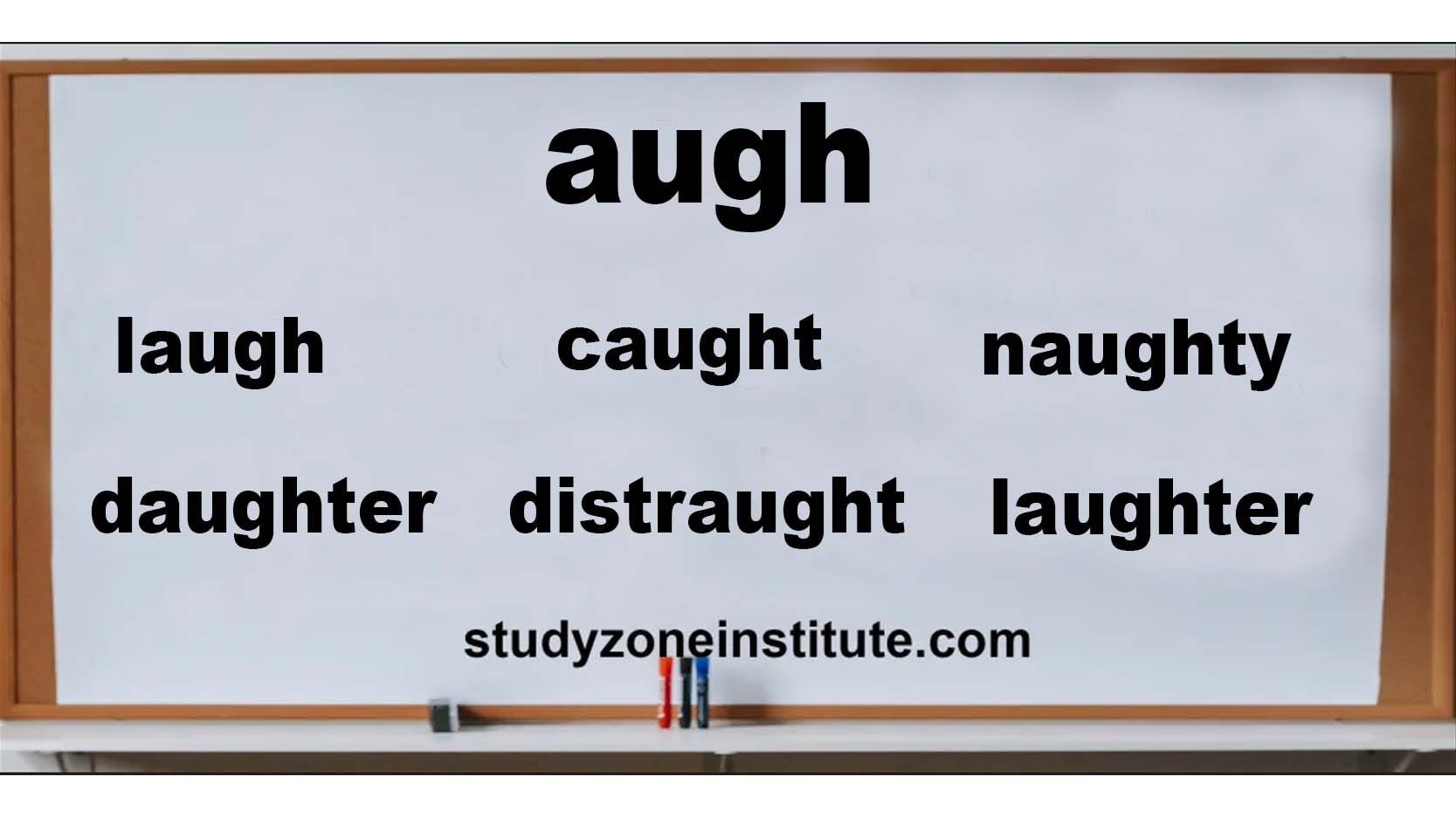 AUGH words made easy: Improve your spelling with this word list - Study ...